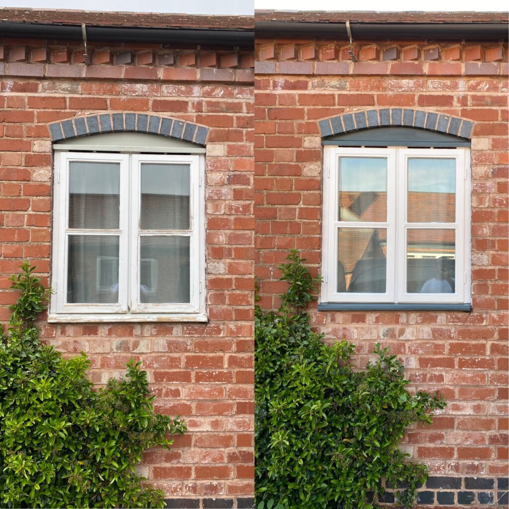 Window Frame before and after – IMD Architecture & Design