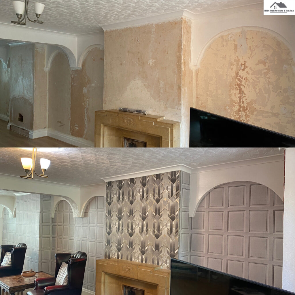 #before and after wallpaper #decoration # – IMD Architecture & Decorating